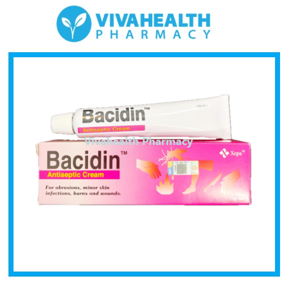 Bacidin Antiseptic Cream 15g | Lazada Singapore