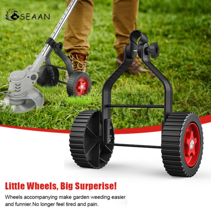 Adjustable Angle Universal Grass Trimmer Support Wheels Electric Brush ...
