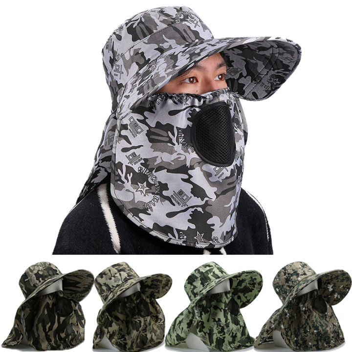 Camouflage Tactical Caps Men Women Outdoor Summer Sun Shade Cycling ...