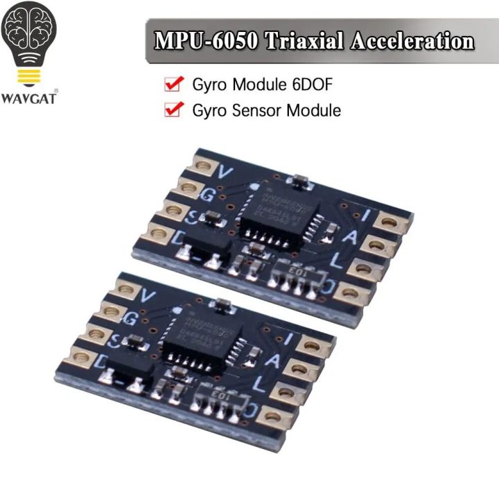 ZY MPU-6050 Triaxial acceleration Gyroscope module 6DOF gyroscope ...