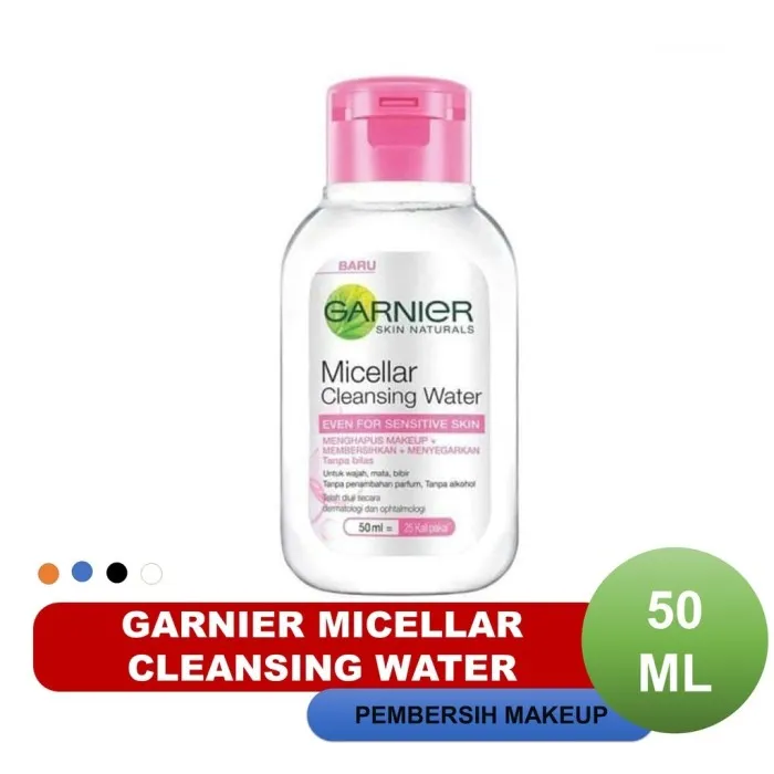 GARNIER MICELLAR CLEANSING WATER PINK 50 ML | Lazada Indonesia