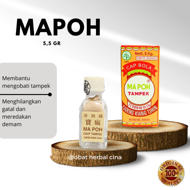 MAPOH - MA POH CAP BOLA obat tampek - demam - gatal gatal herbal manjur ...