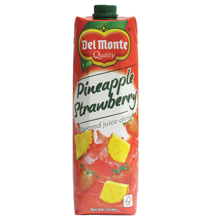 Del Monte Pineapple Strawberry Juice Drink 1L | Lazada PH