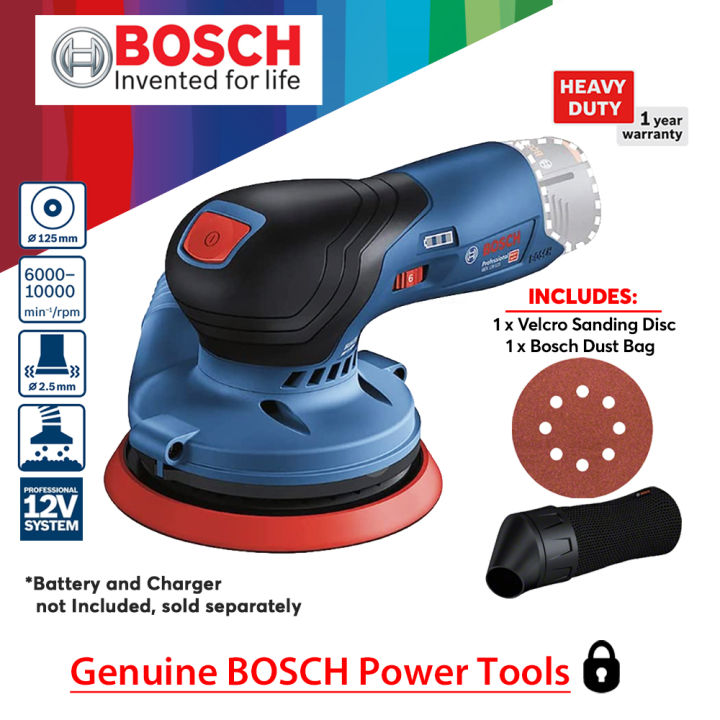 Bosch GEX 12V-125 Professional Cordless Random Orbital Sander 12V ( BATTERY AND CHARGER NOT ...