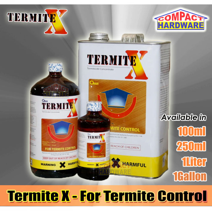 Termite X (TERMITE CONTROL) Anay Killer 1gallon, 1Liter, 250ml, 100ml ...
