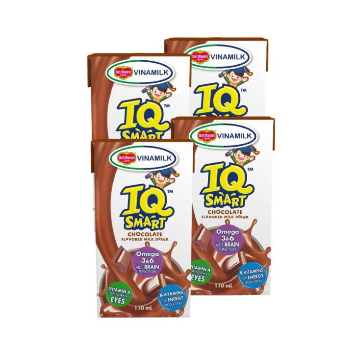 Del Monte VINAMILK IQ SMART™ Chocolate Flavored Milk Drink with OMEGA 3 ...