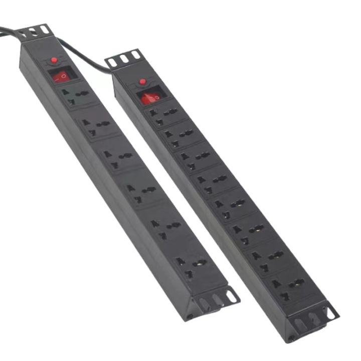 1U 19 Rack Mount PDU Power Distribution Unit with 6 to 8 Sockets 19 ... 1U 19 Rack Mount PDU Power Distribution Unit with 6 to 8 Sockets 19 ...