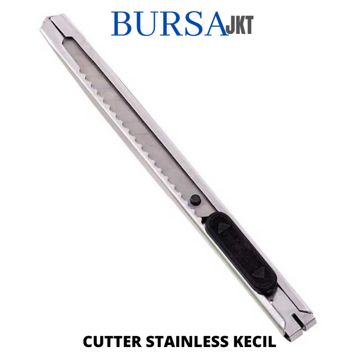 PISAU CUTTER MINI BESI STAINLESS STEEL 12.5 MM | Lazada Indonesia