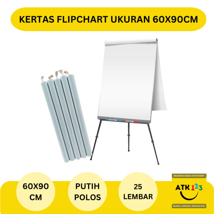 Flipchart Paper / Kertas Presentasi Ukuran 60x90cm | Lazada Indonesia