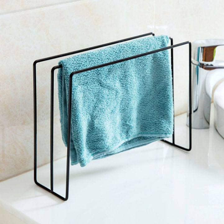 Kitchen Washing Towel Rag Drainer Holder Storage Cloth Rack Hanging ...