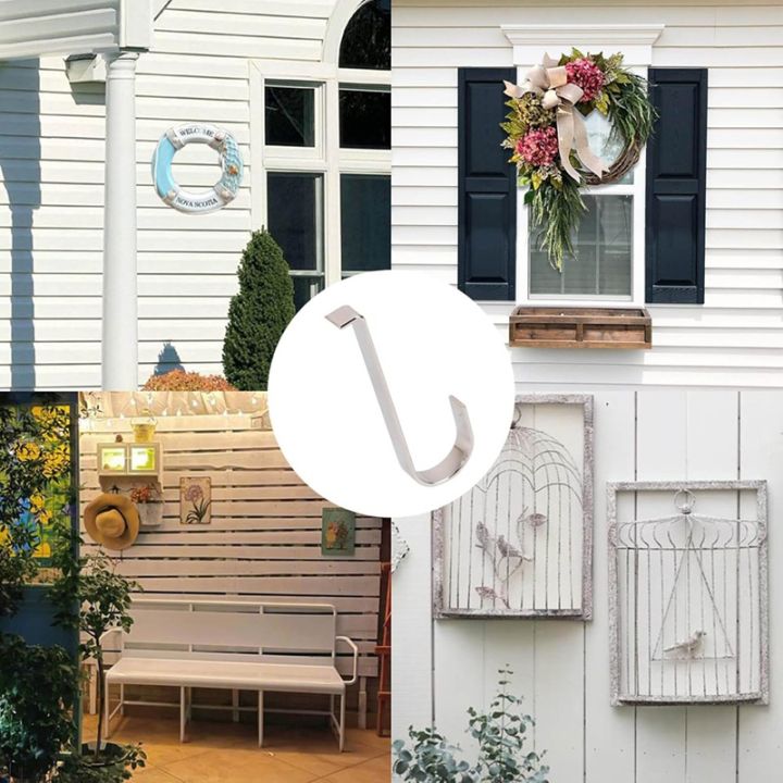 Vinyl Siding Hangers, 6pcs Heavy Duty Metal Low Profile No Hole Hanger ...