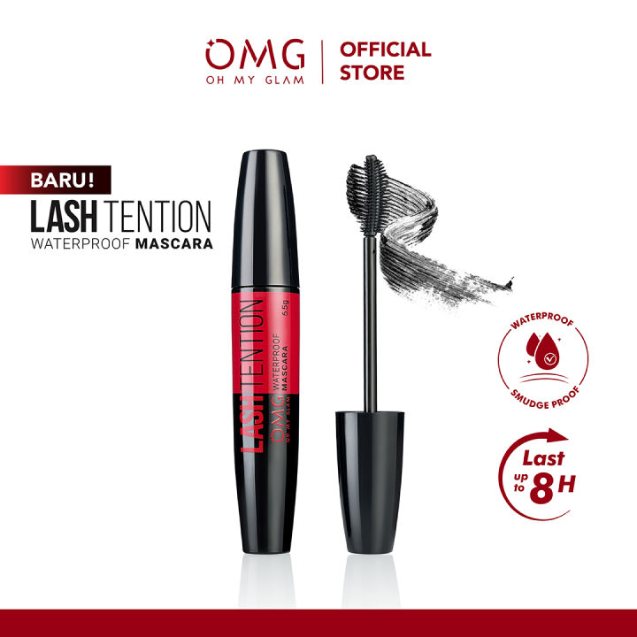 OMG OH MY GLAM LASHTENTION Waterproof Mascara 6.5 g - Maskara Eye ...