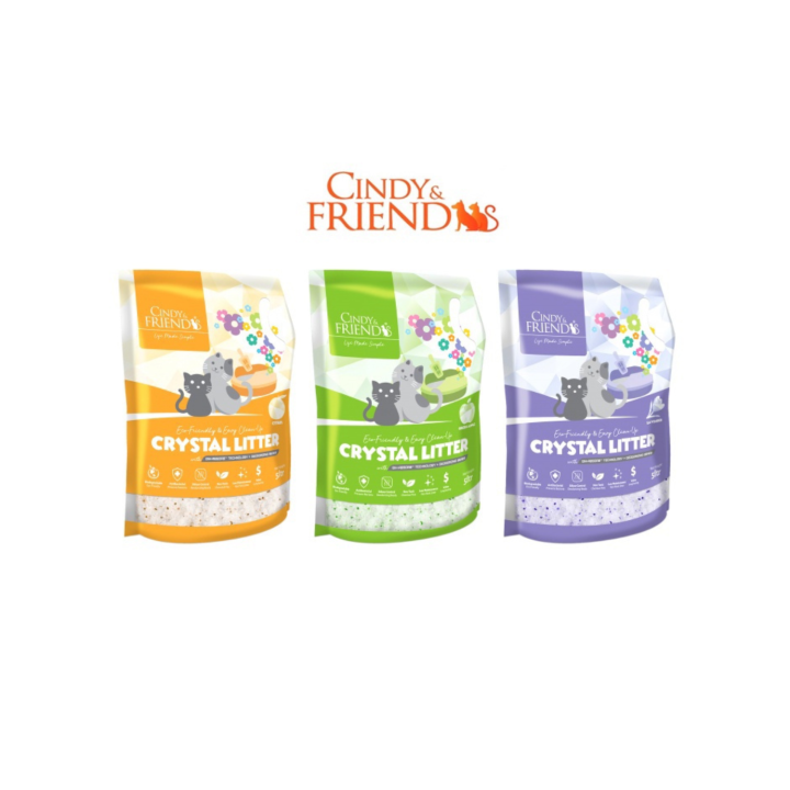5L Crystal Litter Cindy & Friend Cindy And Friends Cat Toilet Kitten ...
