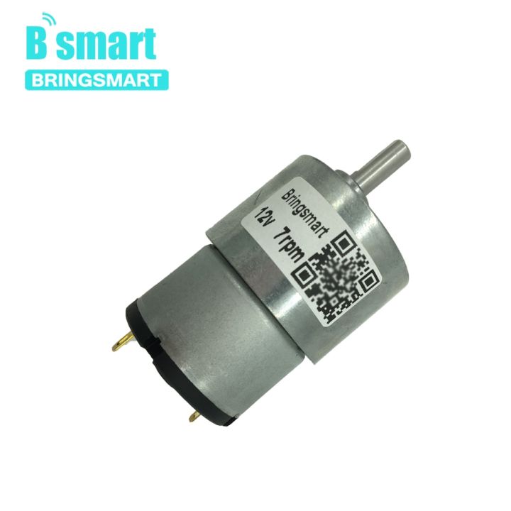 Bringsmart Low Speed Motor JGB37-520 DC Gear Mini Motor 12 volt 24 High Torque DC Engine ...