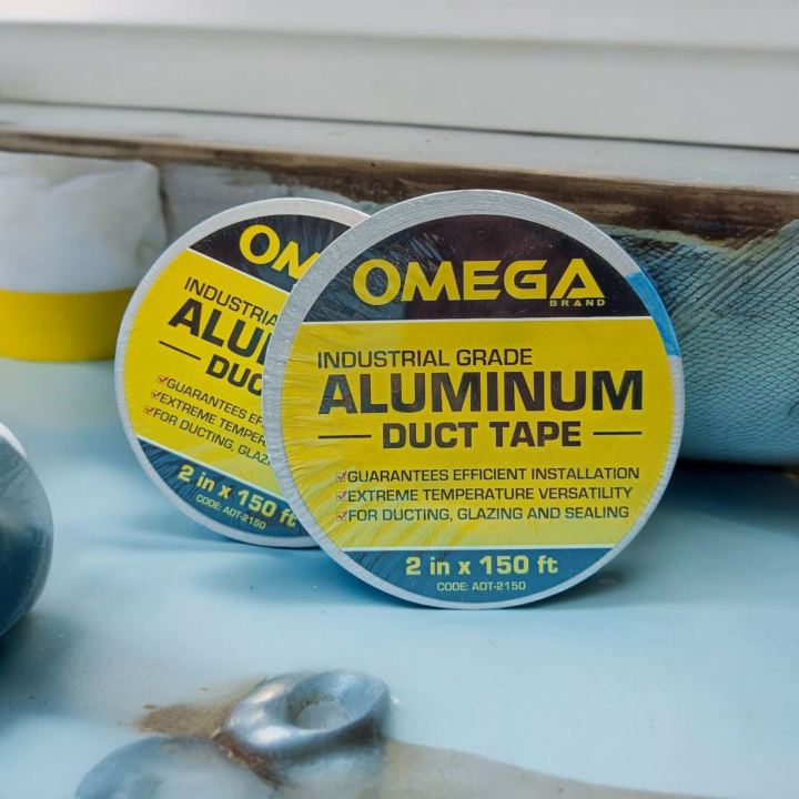 Aluminum Duct Tape 2" x 150ft Industrial Grade Omega Brand | Lazada PH