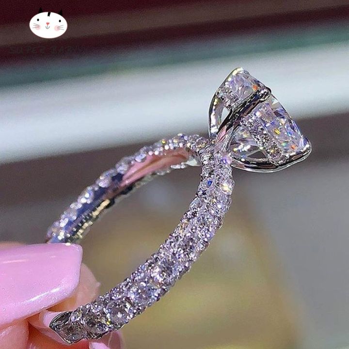 SBY Sparkling 925 Sterling Silver 14K Gold Filled White Blue Sapphire ...