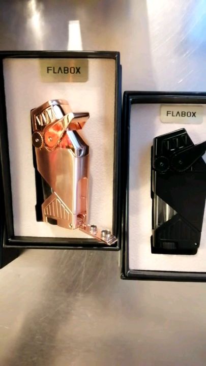 DOUBLE FLAME CIGAR LIGHTER WITH PUNCHER | Lazada