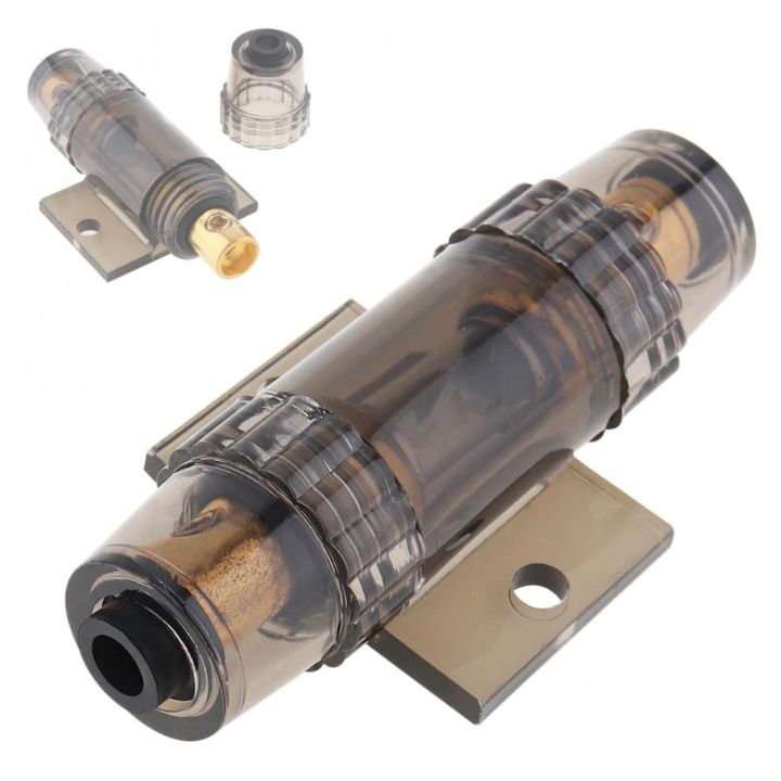 Car Audio Refit Fuse Holder 8 Gauge 60A DC 12V Car Stereo Audio Circuit ...