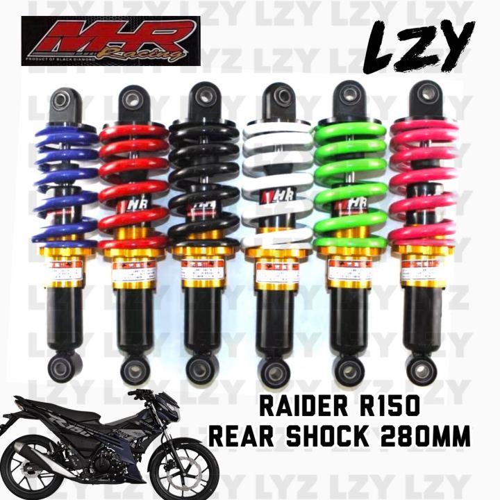 MHR 280mm Raider R150 280mm Rear Suspension Shock Absorber Raider150 ...