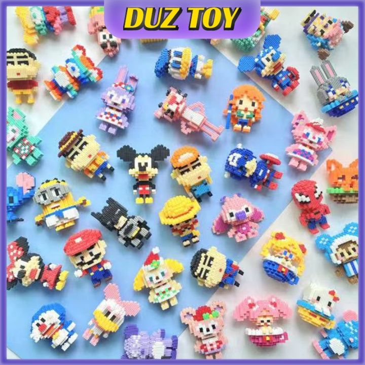 【DUZ】Building Blocks Cartoon Series Educational Toys Bear Blocks ...