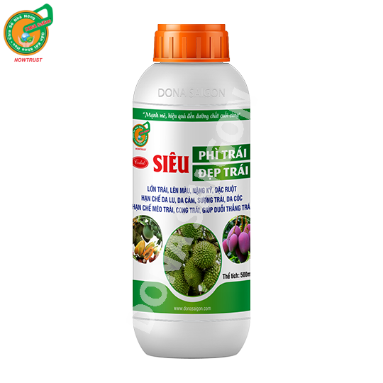 Phân bón SIÊU PHÌ TRÁI - ĐẸP TRÁI (500ml) Lớn trái, bóng da, mùi nồng ...