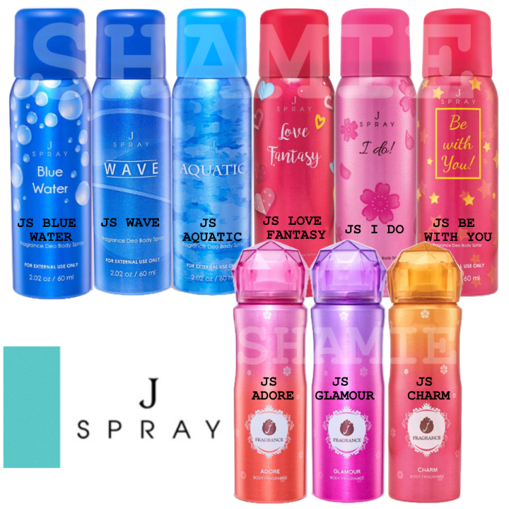 J SPRAY BODY FRAGRANCE 60ML 100% O100RIGINAL | Lazada PH