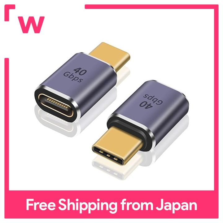 Poyiccot USB Type-c Extension Adapter, 40Gbps Type-c Extension Connector High Speed Transfer ...