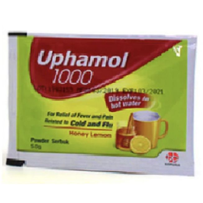 [SATU PACKET] UPHAMOL 1000MG POWDER 5G 1S EXP01/2025 | Lazada