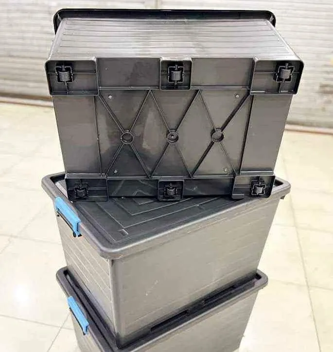 STORAGE BOX 160L ,90L, 65L Heavy Duty Storage box with wheels and ...