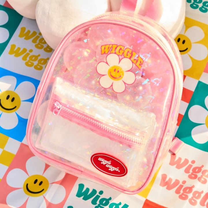 ( พร้อมส่ง ) Wiggle Wiggle x Childy TPU Hologram Backpack กระเก๋าเป้ ...