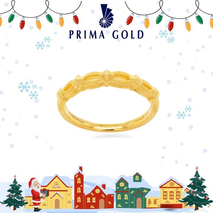 PRIMA Gold 24K Mix and Match Stacking Ring 111R2176-01 | Lazada Indonesia