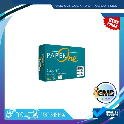 PAPER ONE #20 /70gsm All purpose Bondpaper 1 REAM | (500 sheets) SHORT ...