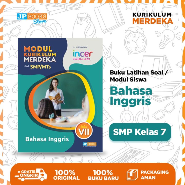 JP Books – Buku Siswa Sekolah Modul Latihan Soal INCER Bahasa Inggris ...