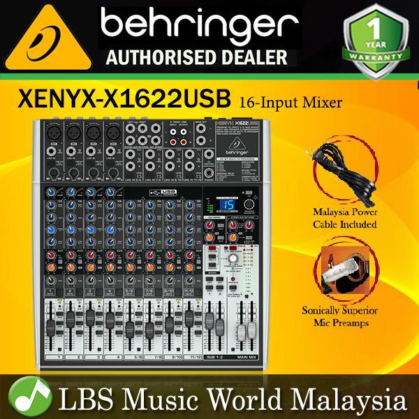 Behringer XENYX-X1622USB Premium 16 Input Portable Mixer (XENYXX1622USB ...