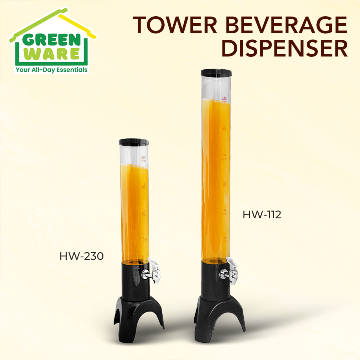 GREENWARE Tower Beverage Dispenser 2L 3L | Lazada PH
