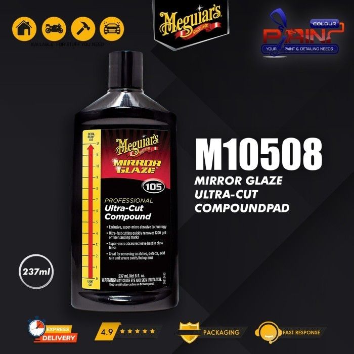 Meguiars Mirror Glaze Ultra Cut Compound M10508 - Paint Colour | Lazada ...