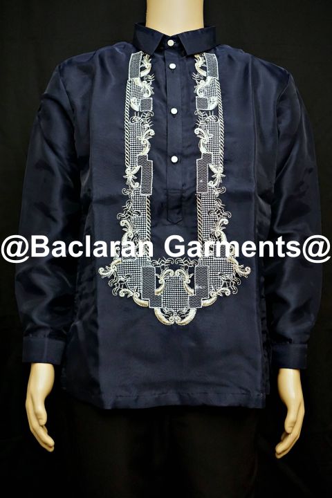 HIGH QUALITY BARONG TAGALOG#199 (NAVY BLUE) | Lazada PH