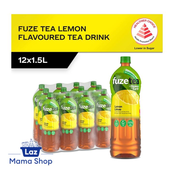 Fuze Tea Lemon Flavoured Tea (12 x 1.5L) (Laz Mama Shop) | Lazada Singapore