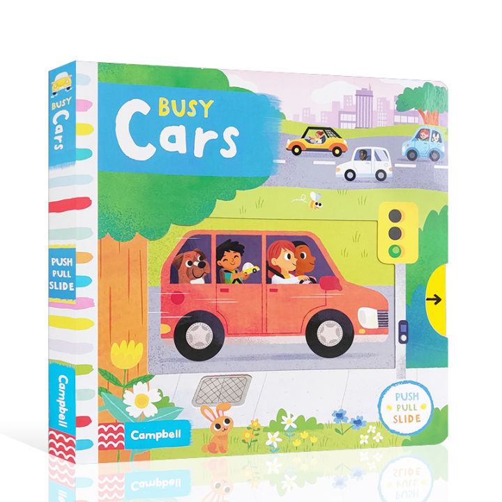 Milu Busy Cars Board Book Agency Operation Book Children S Toddler ...