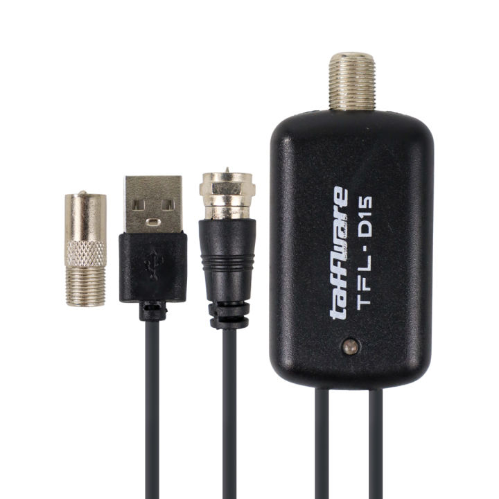 Penguat Sinyal Antena TV Amplifier Signal Booster HD DVB-T2 for Digital ...