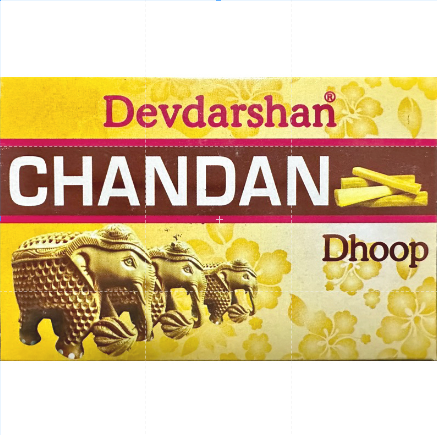 Devdarshan Chandan - Sandalwood - Dhoop Sticks -10Sticks Made in India ...