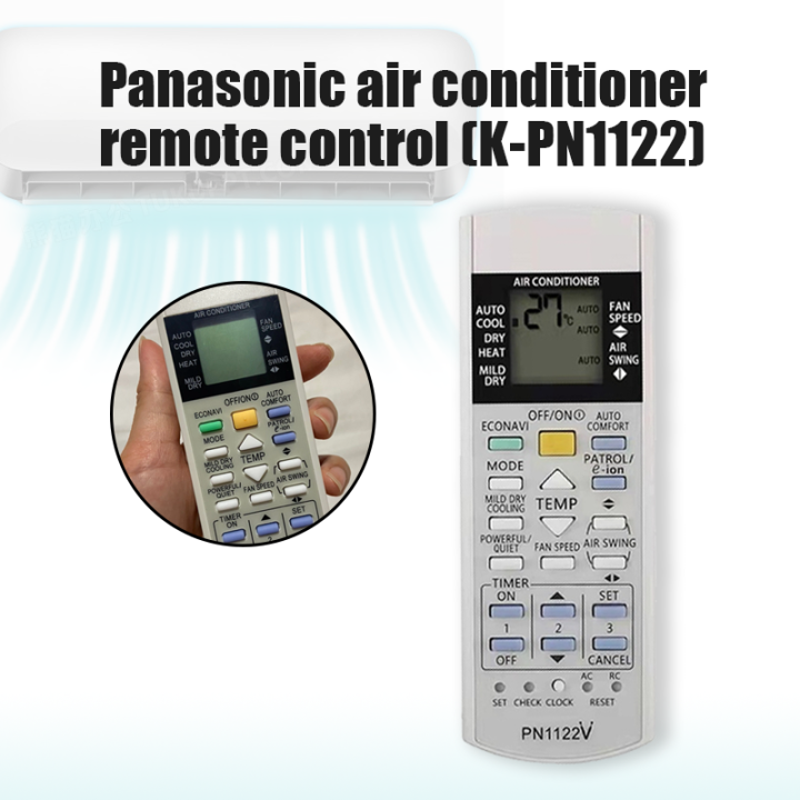 Universal Replaceable Panasonic Split Type Aircon Remote Control K ...