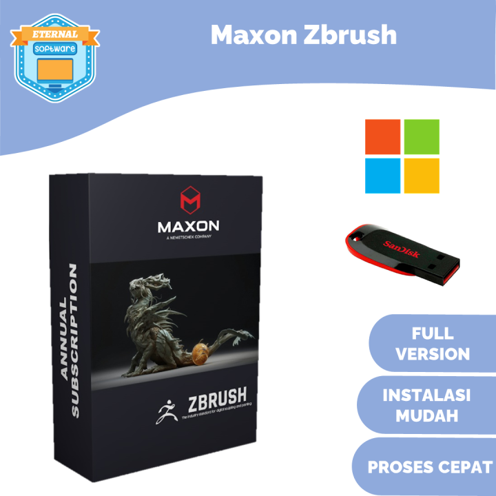 Maxon Zbrush Full Version Aplikasi Windows 3D Modelling Full Lisensi ...