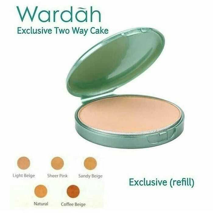 REFILL Wardah Exclusive Two Way Cake | Lazada Indonesia