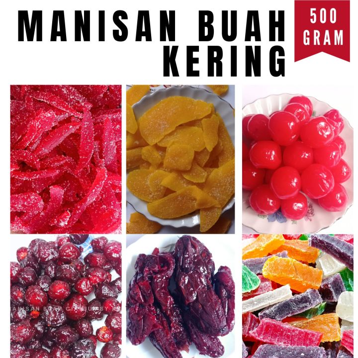 MANISAN BUAH KERING 500 GRAM MANISAN BUAH CIANJUR MANISAN BUAH MANGGA ...