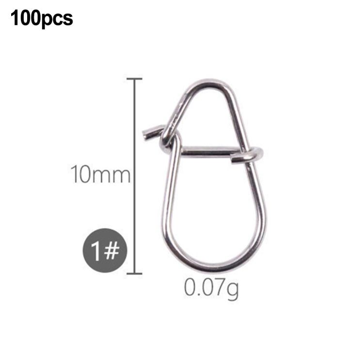 Must Have Fishing Tool 100pcs Gourd Pin Snaps Hook for Fishing Gear and ...