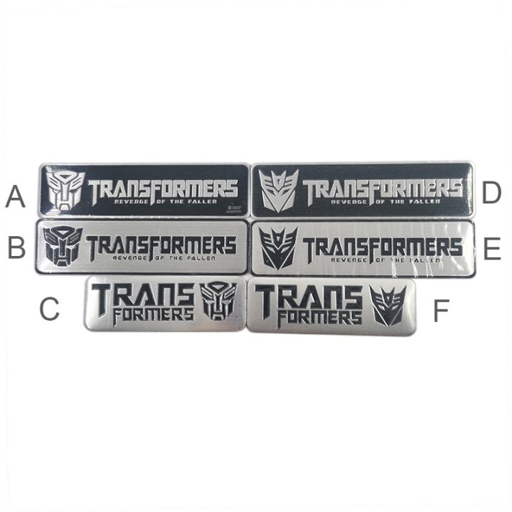 LT 1 x Aluminum Autobot TRANSFORMER DECEPTION Car Auto Motor Decorative ...