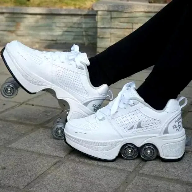 sepatu roda 4 roda kick roller shoes roller skates roler shoe sepatu ...