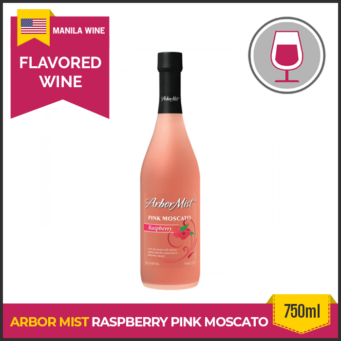 Arbor Mist - Raspberry Pink Moscato - Flavored Wine (750ml) | Lazada PH