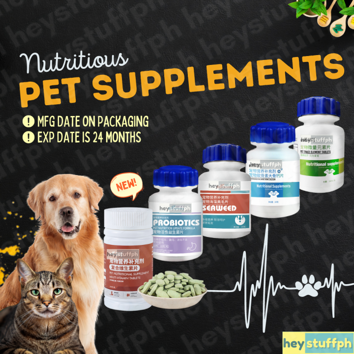 [heystuffph] Pet Supplement Multivitamin Probiotics Calcium Trace ...